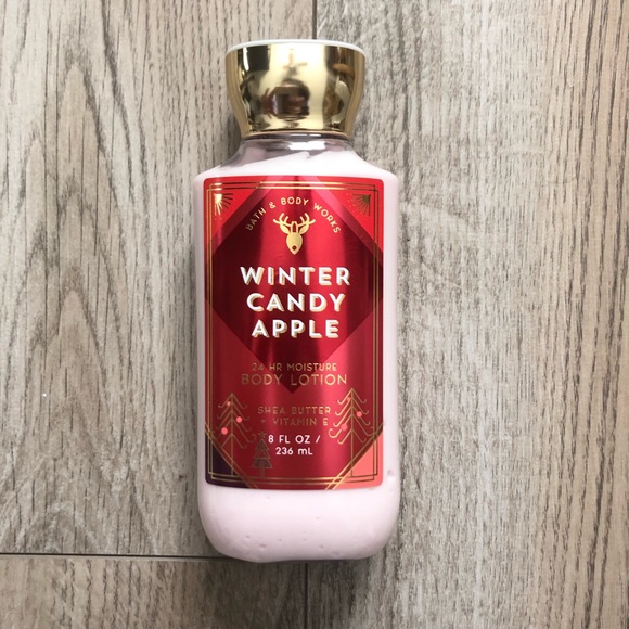 Bath & Body Works | Other | Bath And Body Works Winter Candy Apple Body ...